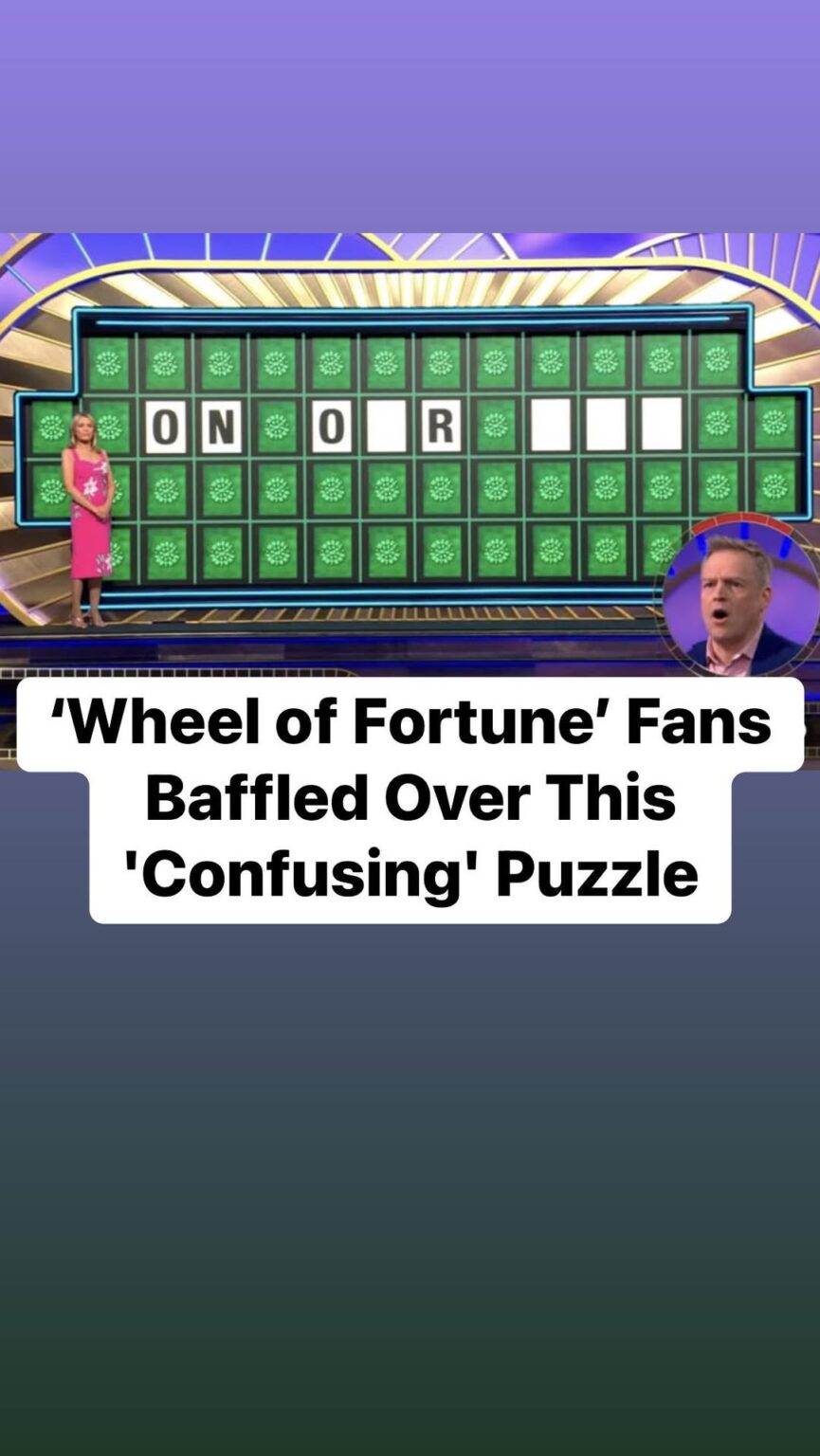 ‘Wheel of Fortune’ Fans Baffled Over This ‘Confusing’ Puzzle – American News
